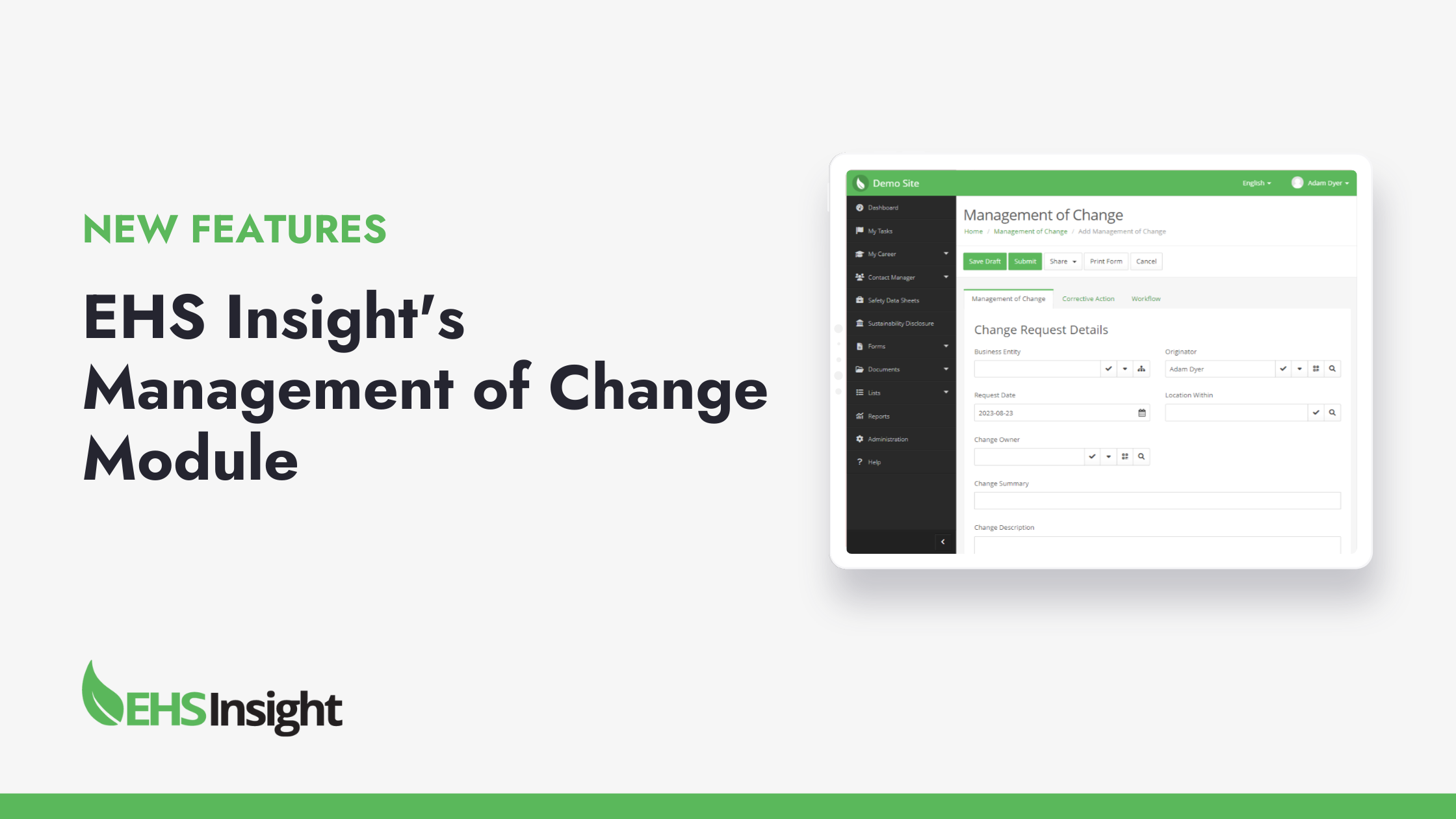 EHS Insight's MOC Module Enhancements Explained